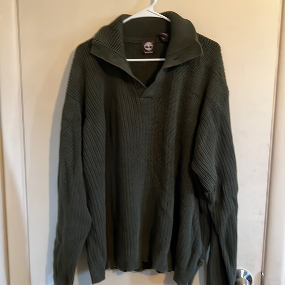 Timberland | Sweaters | Timberland Mens Rib Knit Quarter Button Sweater ...